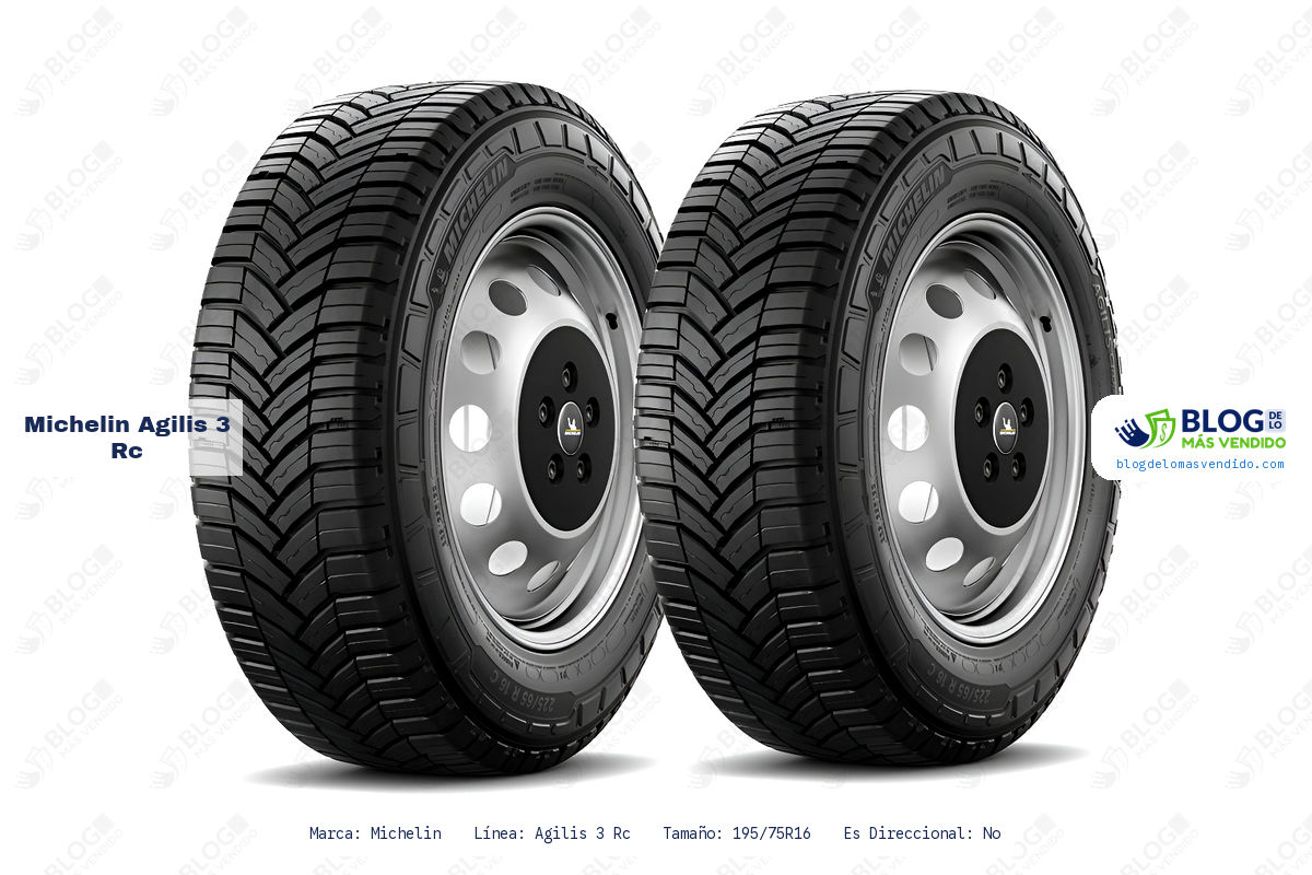 Ficha técnica Michelin Agilis 3 RC: características